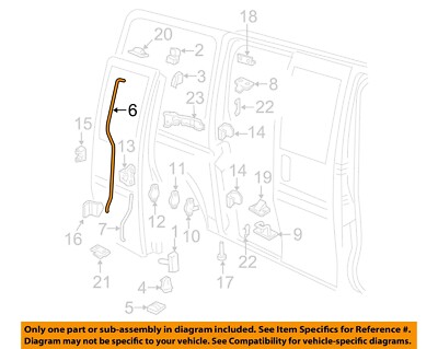 GM OEM 96-24 Express 1500 Side Loading Door Lock Hardware-Latch Rods ...