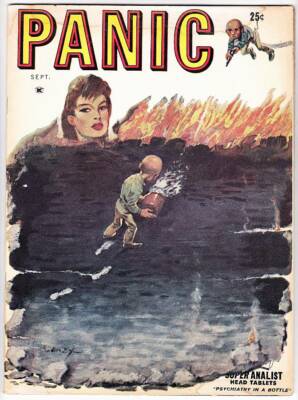 PANIC #2 - 1958 MAD imitation humor magazine, Sci-Fi horror John Carter ...
