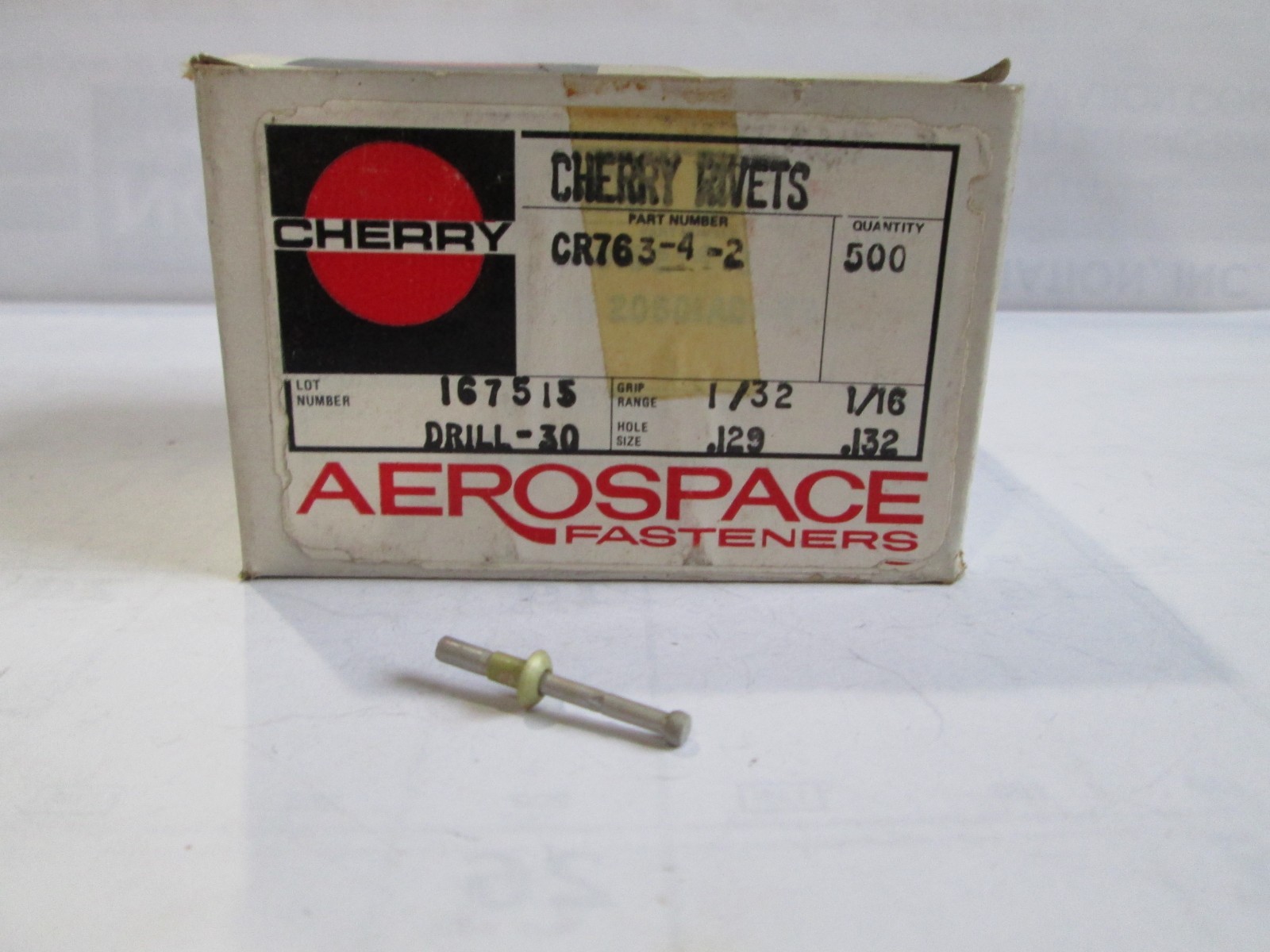 CHERRY RIVETS CR763-4-2 SET OF 500 EACH NEW | eBay