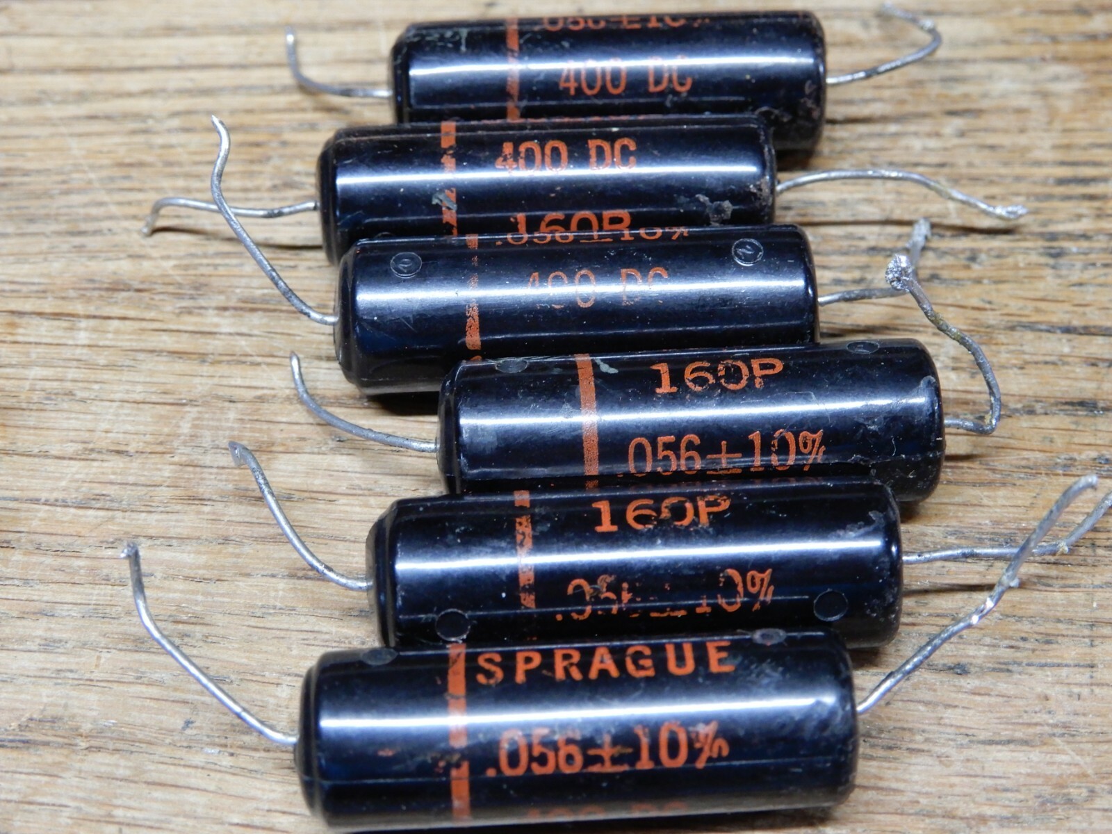 Sprague Black Beauty Capacitors 160P Qty 6 Each Variations You Choose ...