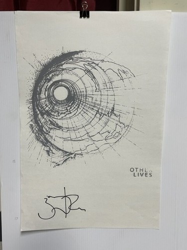 Other Lives band Screen Printed Poster Signed Autographed Jesse Tabish ...
