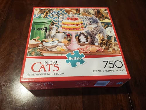 Cats Steve Read Please Leave the Lid Off 750 PC Puzzle Brand New ...