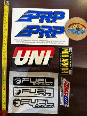 POWERSPORTS RACING STICKER DECALS PRP UNI MOB ARMOUR AMSOIL (SET #5) | eBay