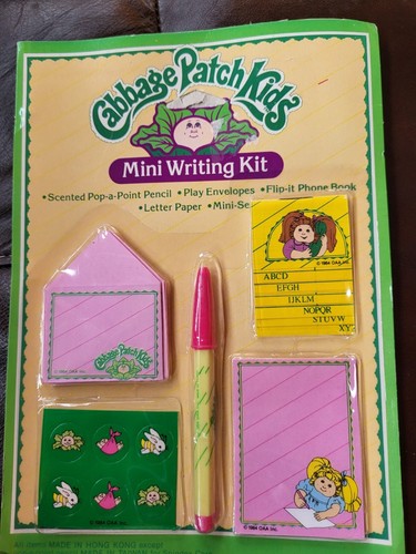 Vintage 1984 Cabbage Patch Kids Mini Writing Kit | eBay