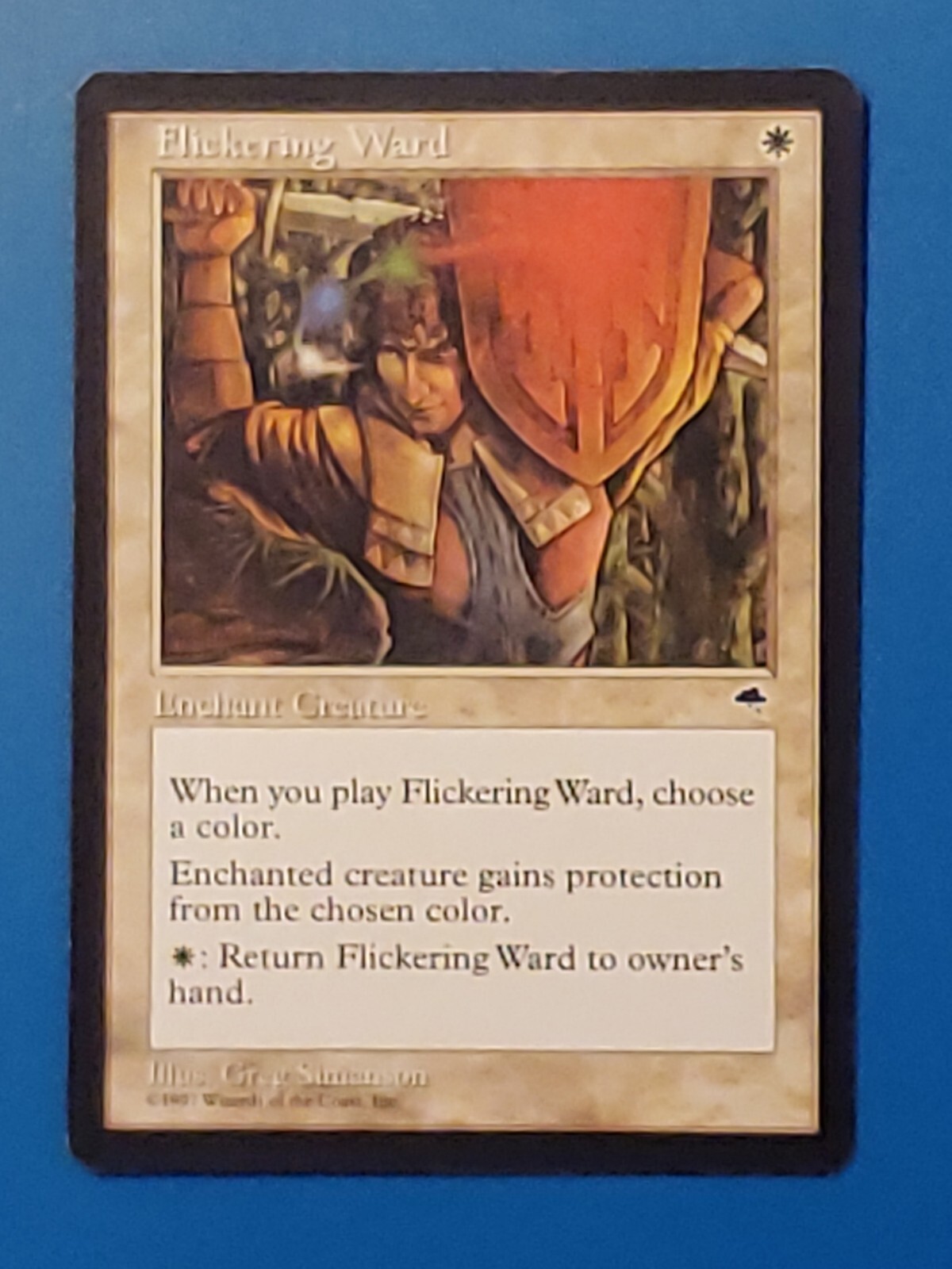 MTG Flickering Ward Tempest Regular Uncommon | eBay