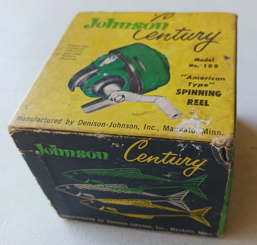 JOHNSON CENTURY AMERICAN TYPE 100-A BOX ONLY WITH ORIGINAL PAPERWORK ...