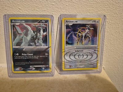 Pokémon TCG Arceus AR1 Holo Rare Platinum 2009 & Arceus DP50 2009 | eBay