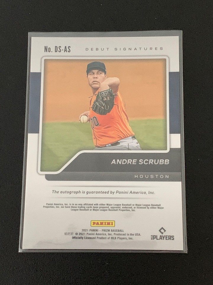 2021 Panini Prizm Debut Signatures ANDRE SCRUBB rookie #DS-AS | eBay