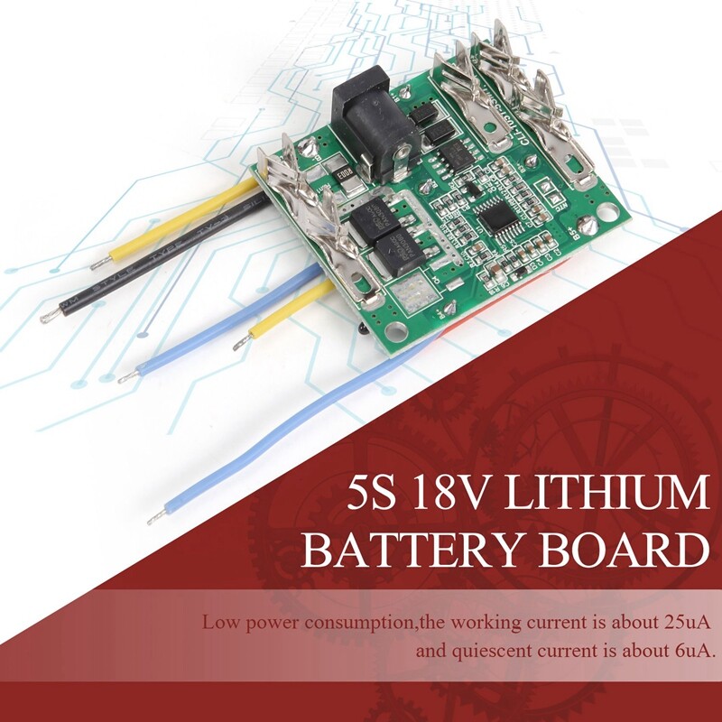 5S 18/21V 20A Battery Charging Board Lithium Battery Circuit Board ...