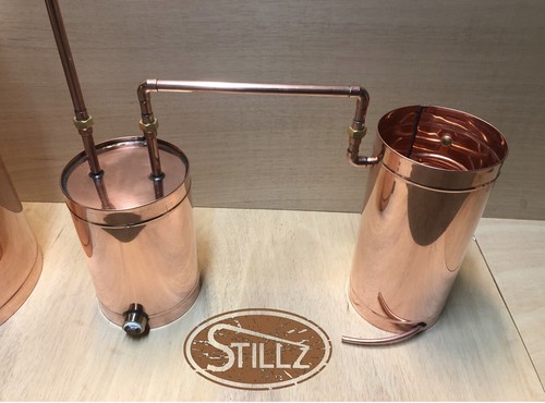 Copper Moonshine Still StillZ 20 Gal. Heavy 22 Ga. Copper Still With 4 ...