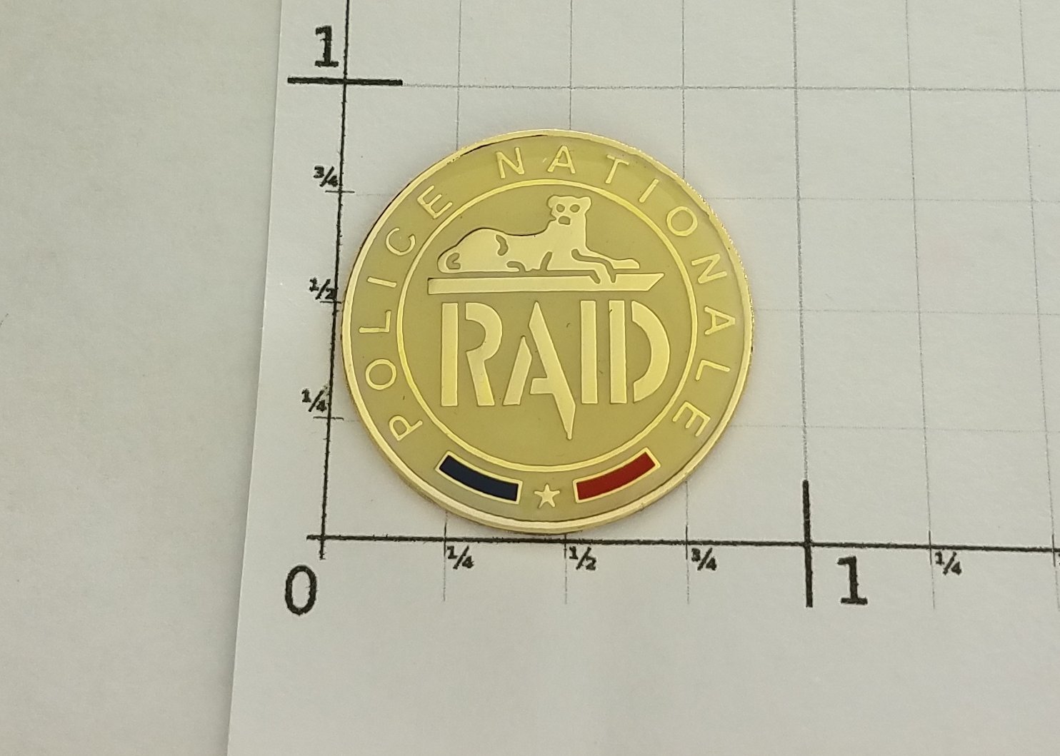 France Raid Police MINI PIN Tie Tack Lapel Nationale Badge GIGN ...