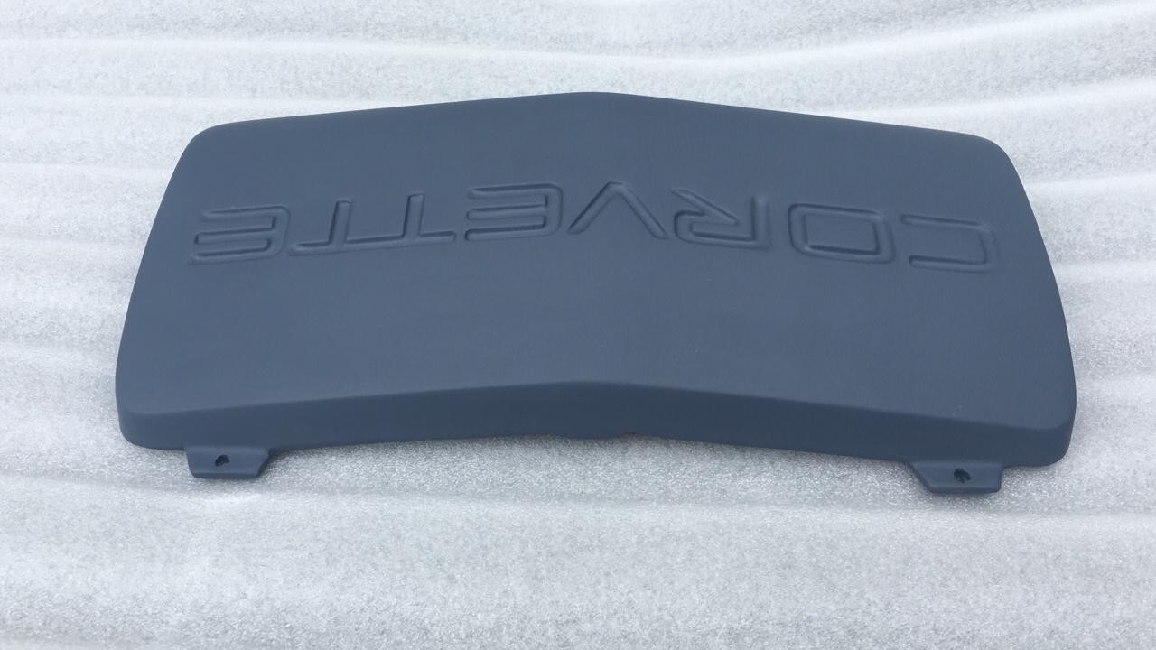 Corvette C4 Front Bumper License Plate Filler Panel Cover 91 92 93 94 ...