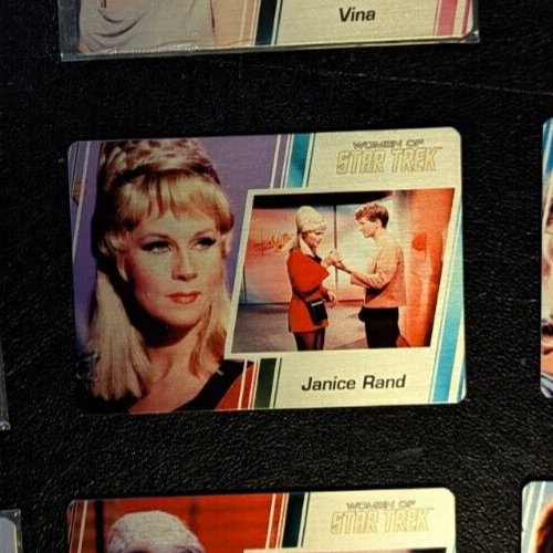 2017 Women of Star Trek 50th Anniversary Janice Rand #10 Metal Card ...