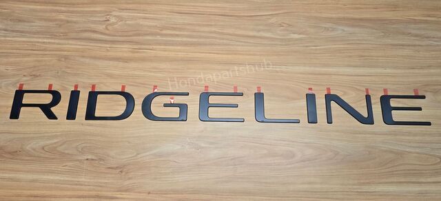 2024 Honda Ridgeline Rear Black "RIDGELINE" Emblem (08F20-T6Z-100C) | eBay