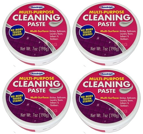 Multi-Purpose Cleaning Paste Home Kitchen Bathroom Laundry Supplies 7oz ...