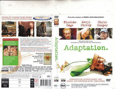 Adaptation-2002-[Nicolas Cage]-Columbia Pictures-Movie CP-DVD | eBay