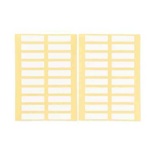 MUJI Name Label 20 pieces x 2 sheets Made in Japan | eBay
