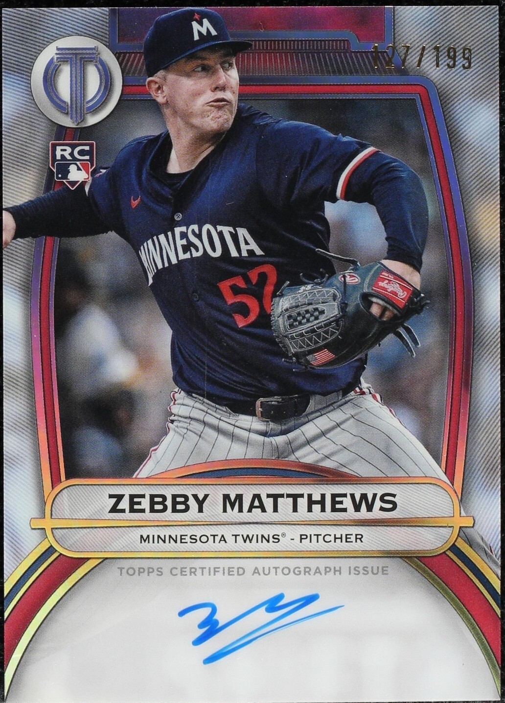 2025 Topps Tribute - Tribute Autographs Zebby Matthews #TA-ZM /199 (AU ...