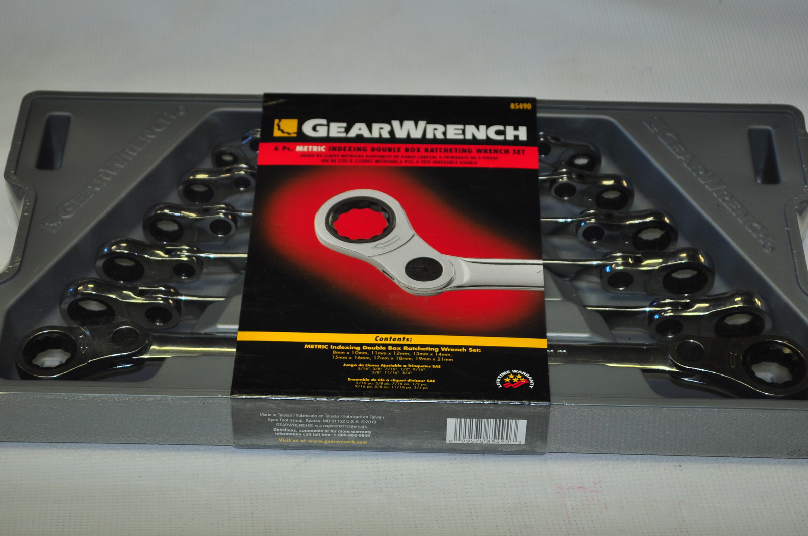 6 Piece METRIC XXL INDEXING DOUBLE BOX Ratcheting Wrench Set KDT85490 ...