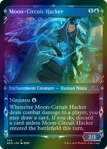 Moon-Circuit Hacker SHOWCASE FOIL, Kamigawa: Neon Dynasty, NM/M | eBay