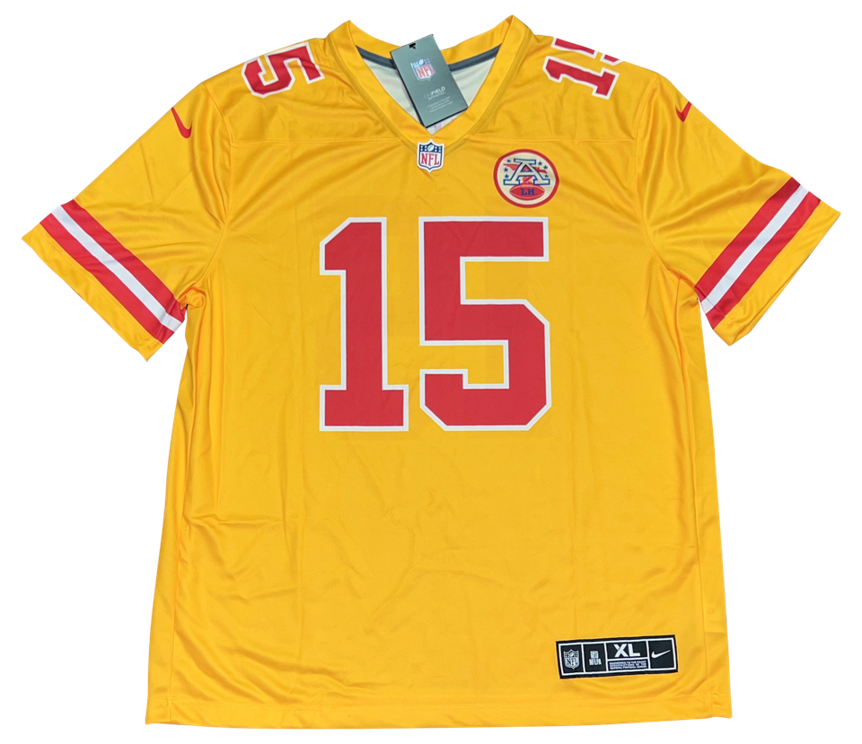 PATRICK MAHOMES SIGNED KANSAS CITY CHIEFS #15 NIKE INVERTED COLORS ...