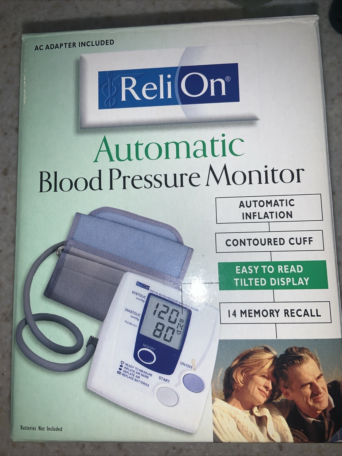 ReliOn Digital Automatic Blood Pressure Monitor HEM-741CREL | eBay