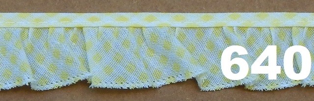 1" RUFFLED GINGHAM TRIM, 1, 3, 5, 10 AND 50 YARD PIECE, FREE SHIPPING ...