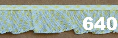 1" RUFFLED GINGHAM TRIM, 1, 3, 5, 10 AND 50 YARD PIECE, FREE SHIPPING ...