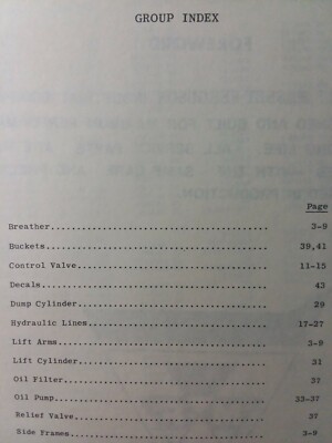 Massey Ferguson Tractor MF 300 Farm Tractor Loader Parts Catalog Manual ...