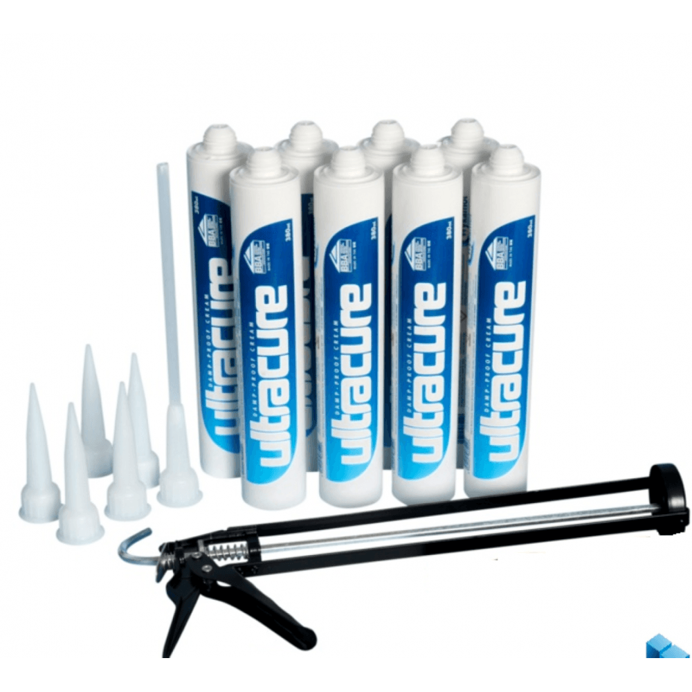Wykamol Ultracure DPC Damp Proofing Injection Cream 380ml Rising Damp ...