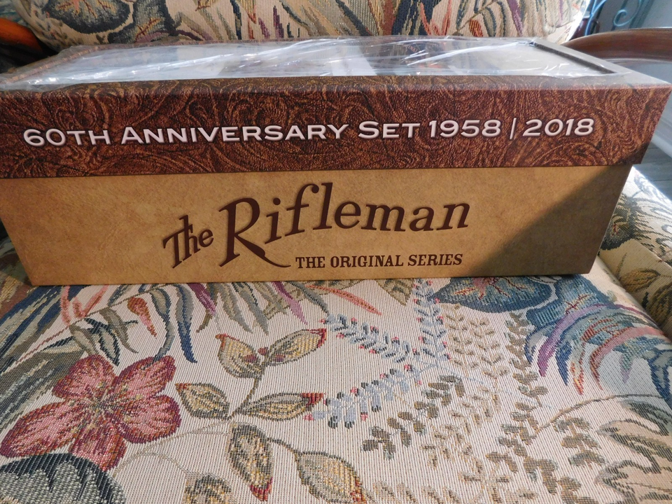 THE RIFLEMAN 60TH ANNIVERSARY DVD SET COMPLETE SERIES CD COA PIN ...