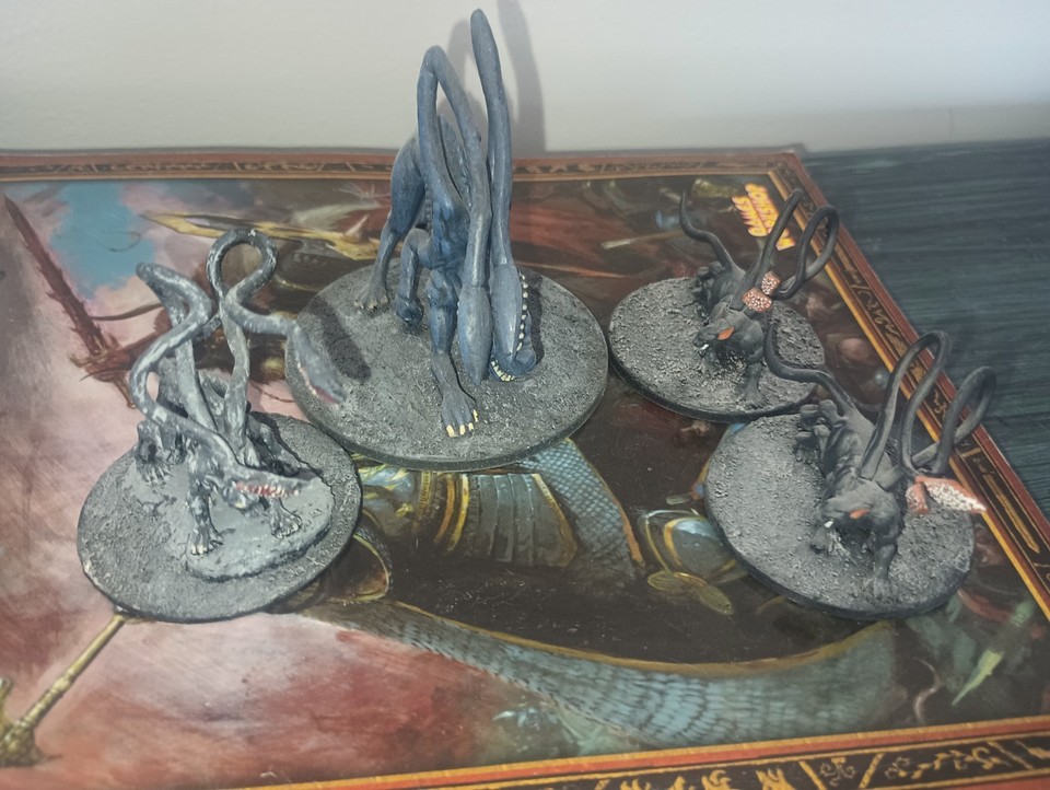 Displacer Beast Family Dungeons and Dragons Miniatures | eBay