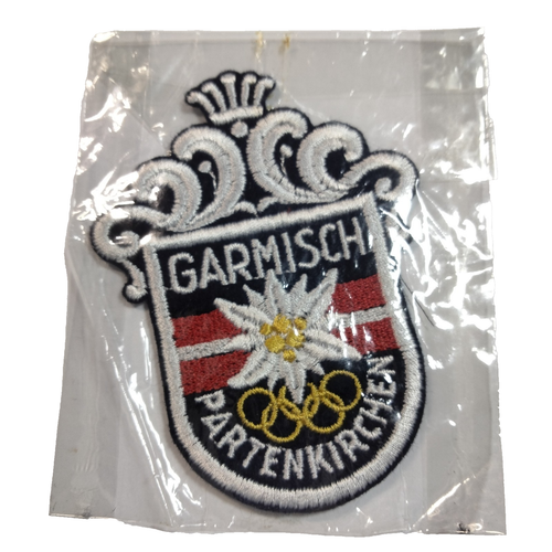 Patch Vintage 1936 Olympics Garmisch-Partenkirchen Germany Shield/Crest ...