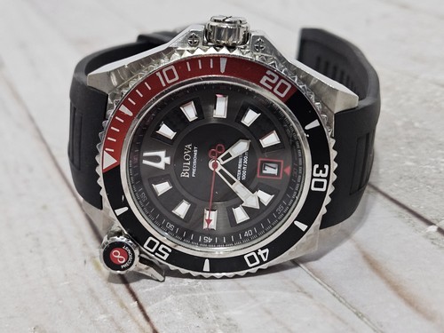 Bulova Catamount Precisionist 48mm Black Dial Men's Watch C860983 ...