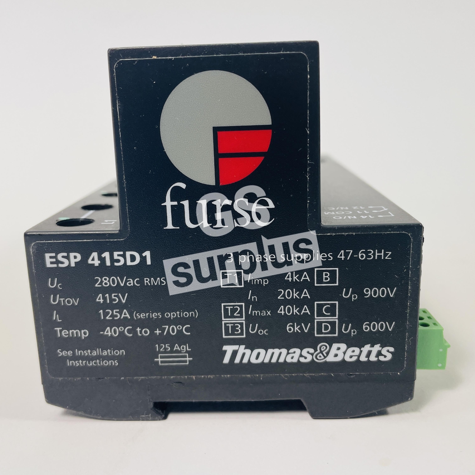 FURSE ESP 415D1 / ESP 415 D1 SURGE PROTECTIVE DEVICE (NEW SURPLUS NO ...