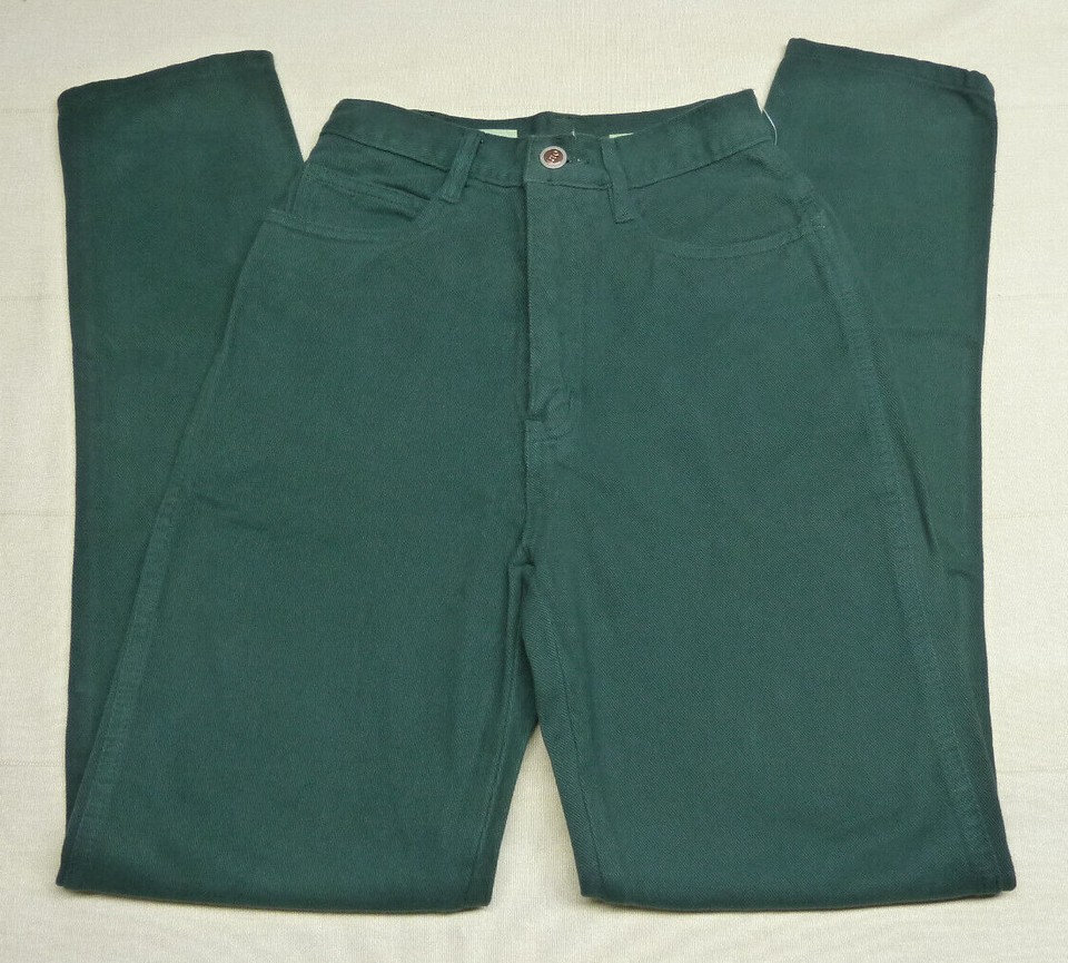 Vintage Womens RIO Stephen Mardon Regular Fit Green Jeans Juniors Sz 3 Denim NEW | eBay