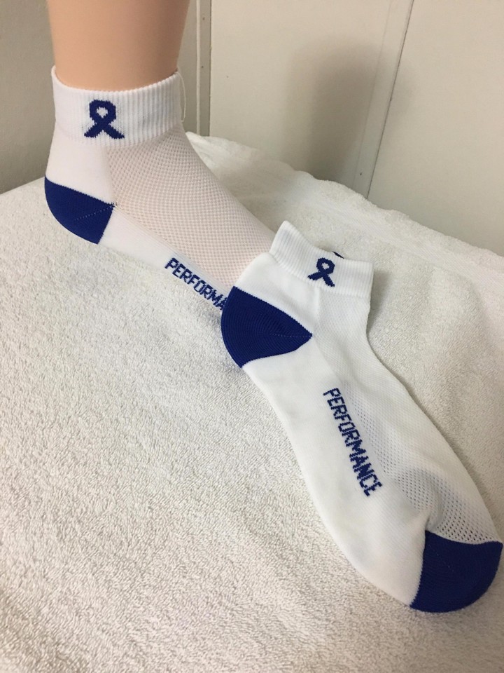 3 Pair New Style Performance Elite Colon Cancer Awareness Socks *** | eBay