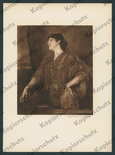 orig. Hanfstaengl Gravüre Lenbach Mary Stuck Salome Orientalistik ...