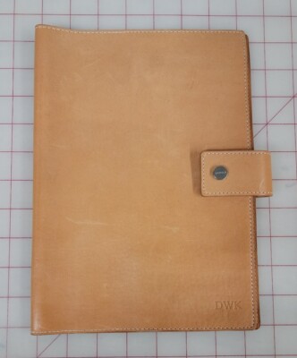 Shinola Journal Ipad Cover Natural Horween Leather USA Notebook 7.5x10 ...