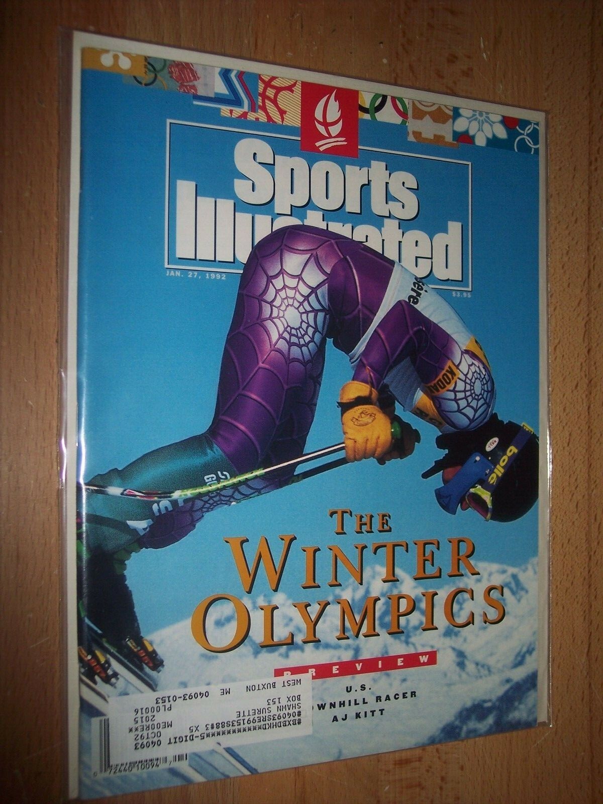 Sports Illustrated Winter Olympics Preview AJ Kitt January 27 1992 | eBay