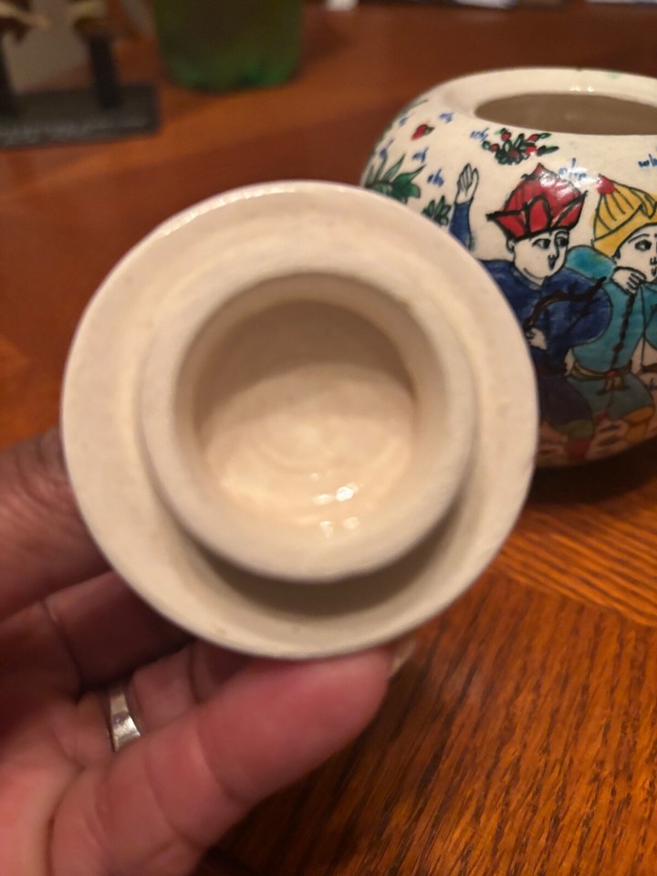 Ginger Jar , Antique Elsam Akdeniz Cini Kutahya Signed Ginger Jar From ...