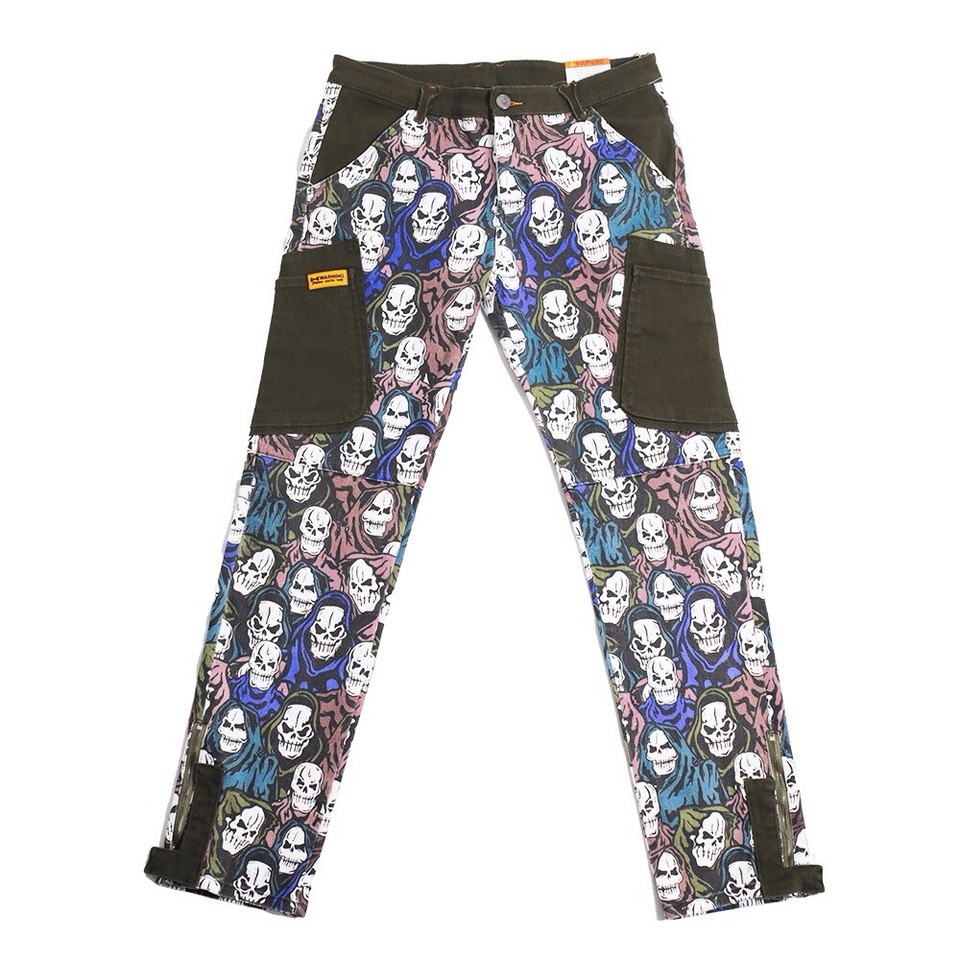 NEW - BRAND X ULTIMATE REAPER CARGO PANTS Size 28 - Skeletor He-Man ...