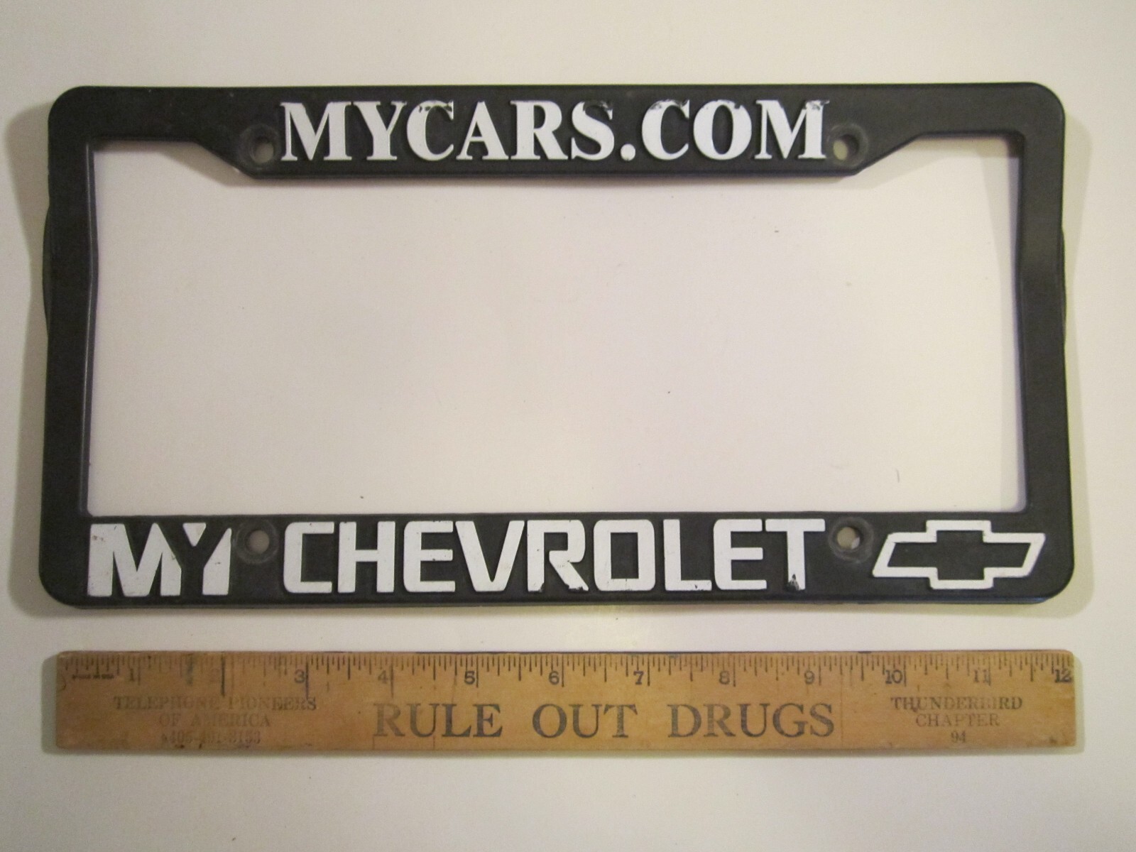 LICENSE PLATE Plastic Car Tag Frame MYCARS.COM MY CHEVROLET 14D | eBay