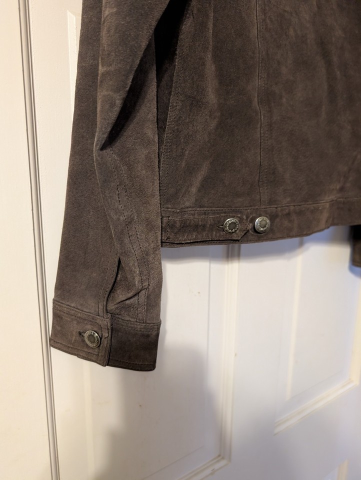 Northern Reflection Suede Brown Leather Jacket | eBay