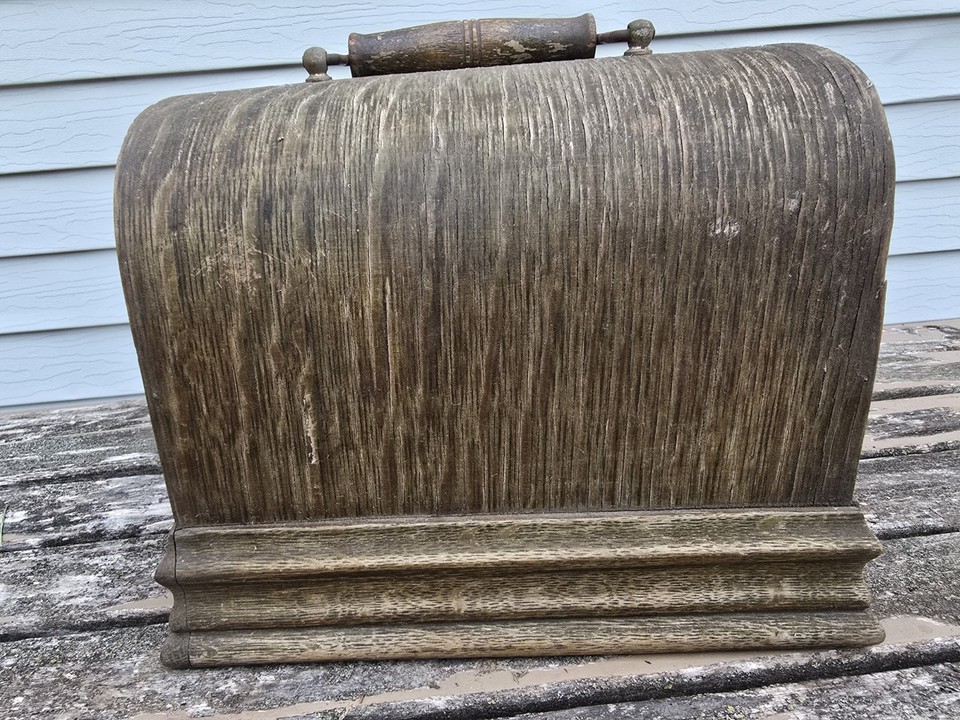 Antique Case Lid w/Handle For Crank Key Winding Edison GEM Phonograph ...