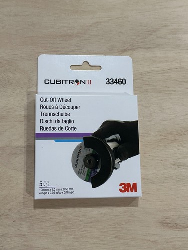 3M 33460 (4" X .04 X 3/8") Cubitron II Cut-Off Wheels, 5 Pack | eBay
