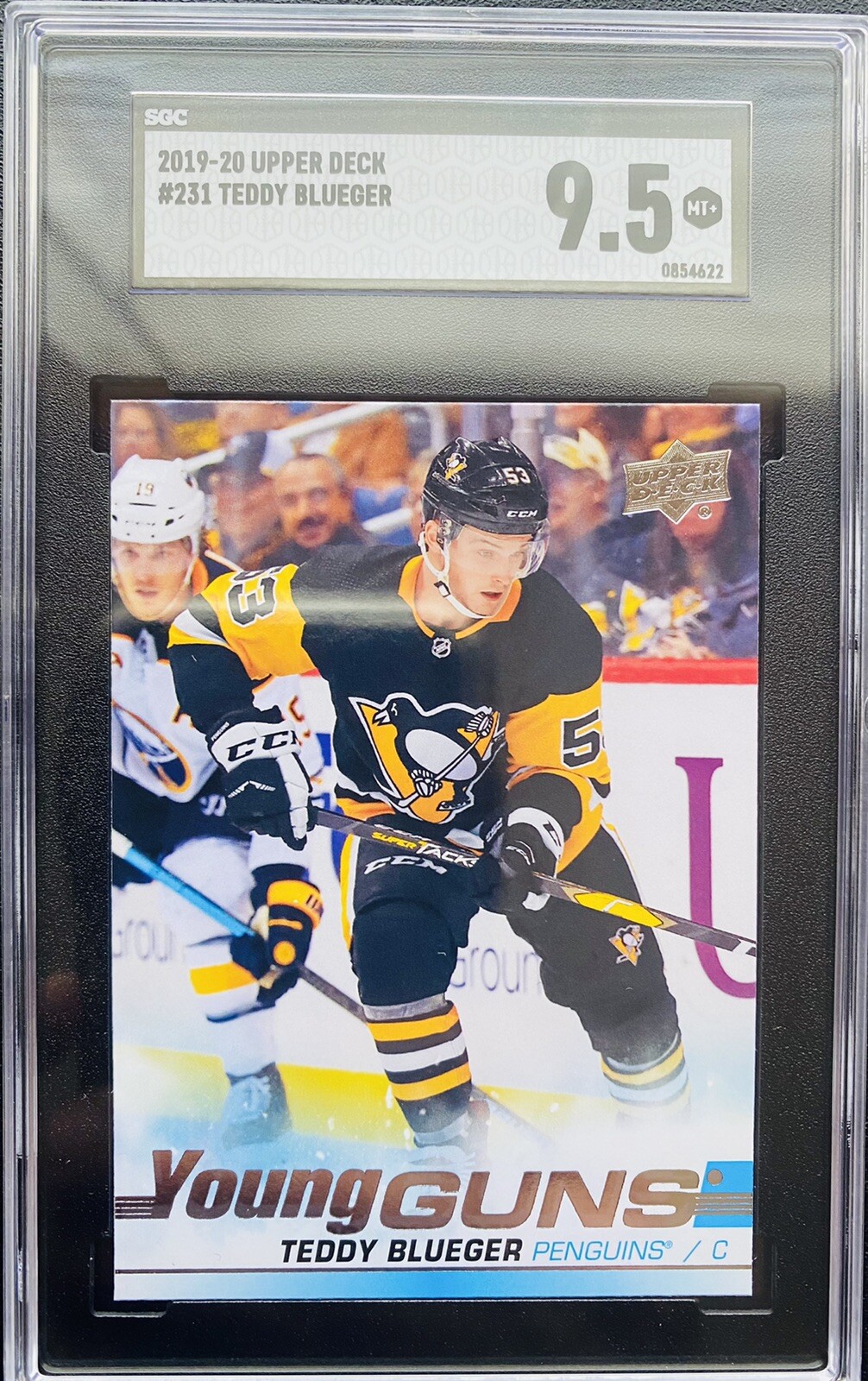 2019 20 Upper Deck Teddy Blueger Young Guns Rookie #231 SGC 9.5 ...