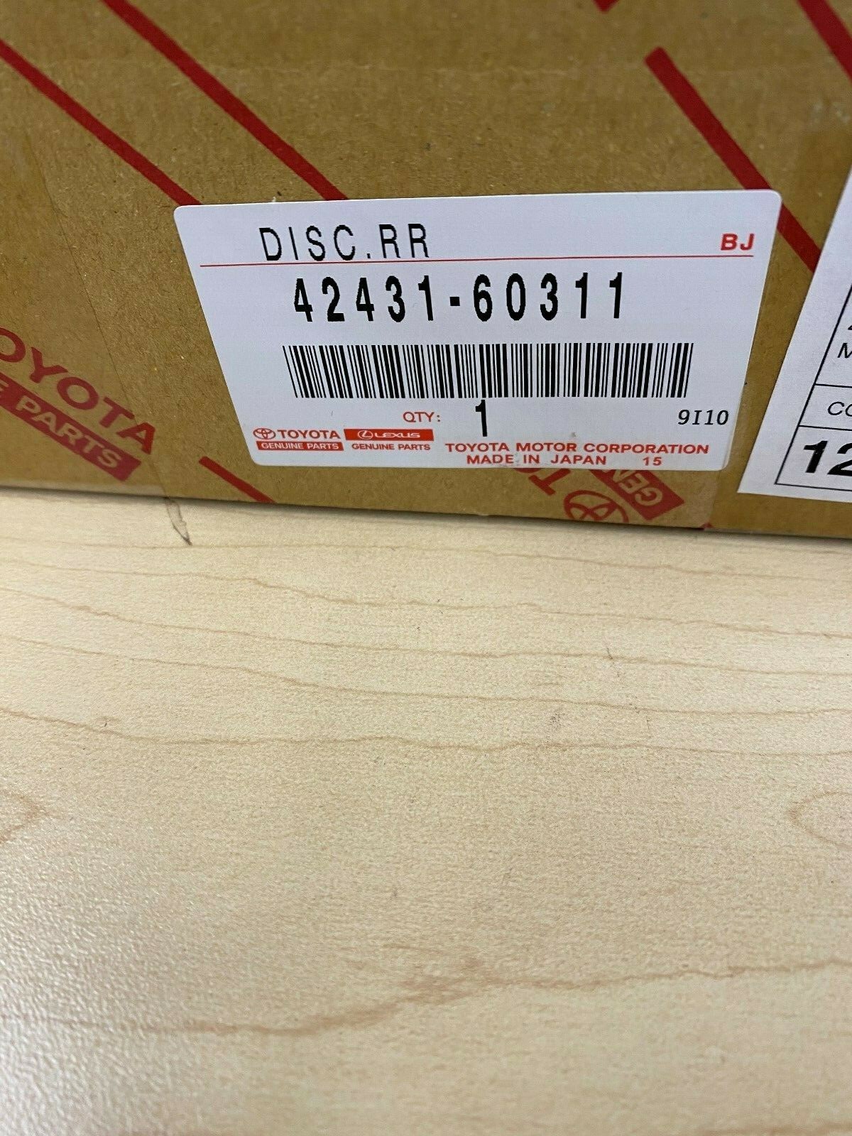 2010-2023 TOYOTA 4RUNNER NEW REAR DISC BRAKE ROTORS qty2 4243160311 ...