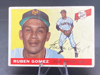 1955 Topps Baseball Card Ruben Gomez #71 AM | eBay