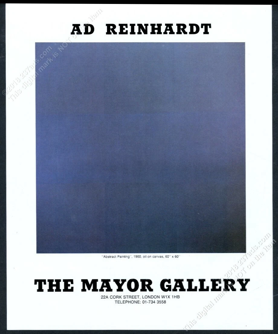 Ad Reinhardt Blue